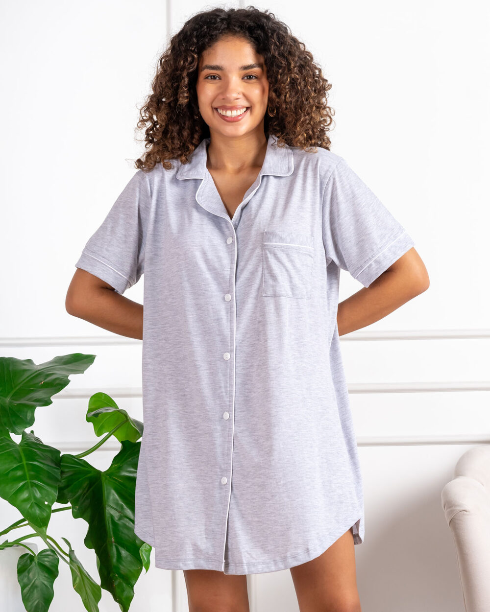 Camisón de dama con botones - Barcal